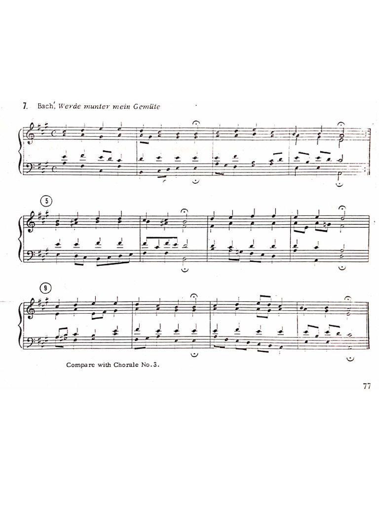 Coral 7 de Bach-1 | PDF