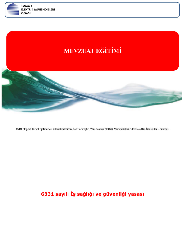 1 Mevzuat Eği̇ti̇mi̇ (Revize) | PDF