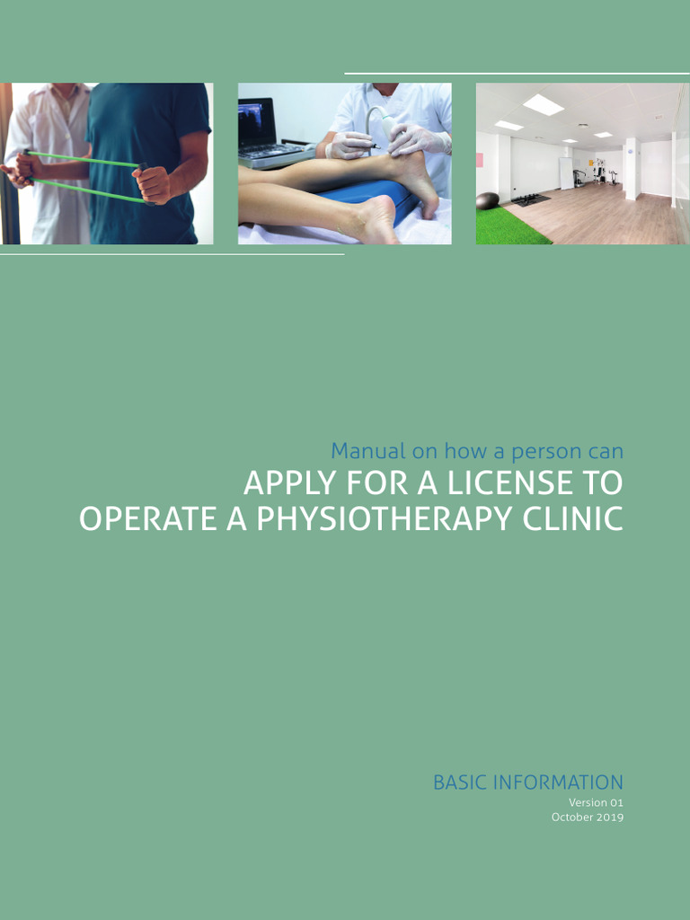 Malta Physiotherapy Clinic License Guide | PDF | Physical Therapy | Toilet