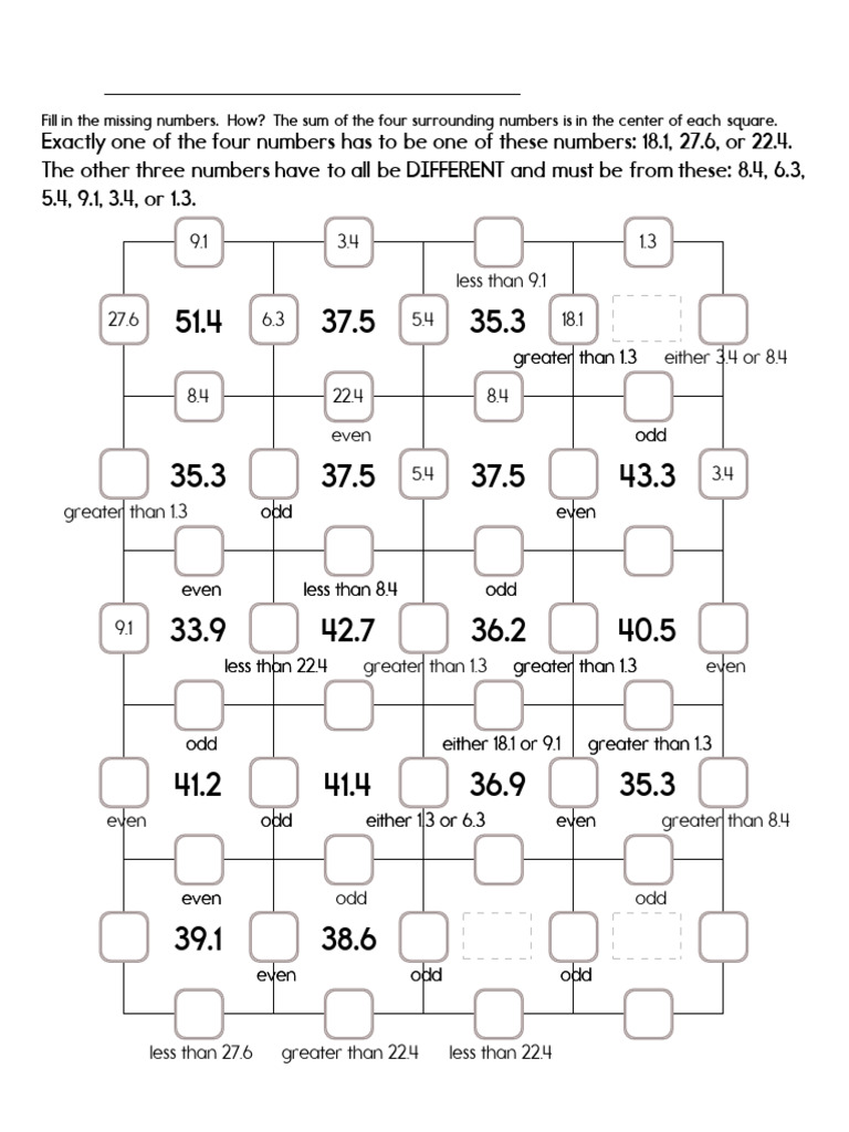 MathWorksheetsGrade5 12 30 | PDF