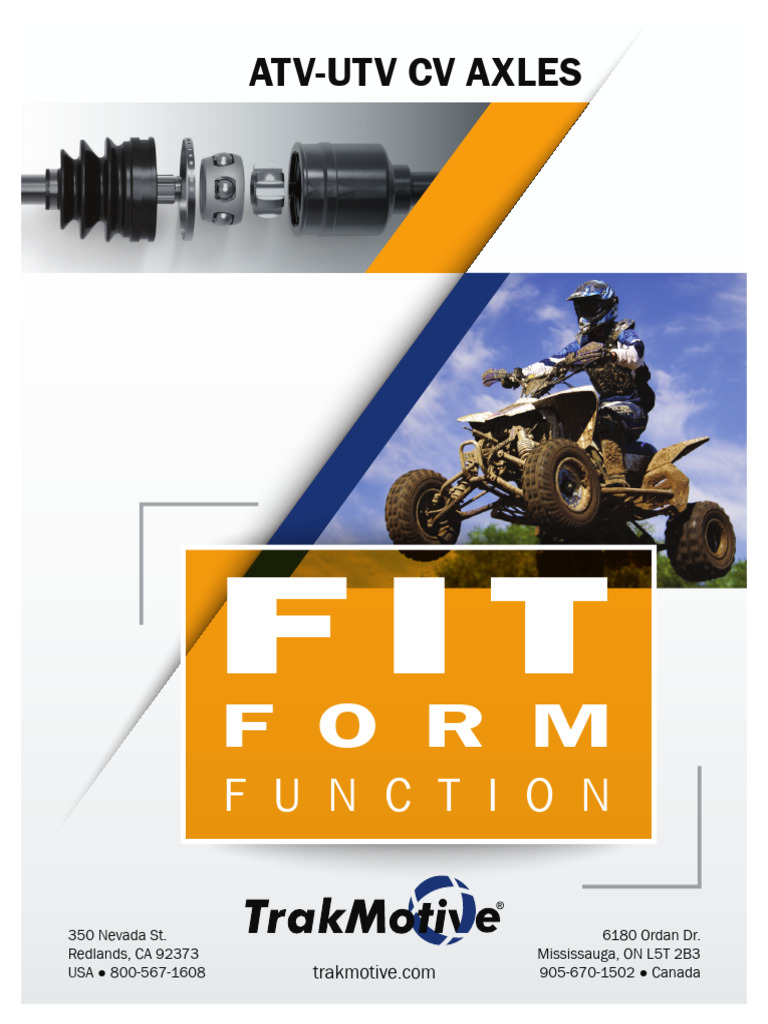 TrakMotive ATV UTV AXLES | PDF