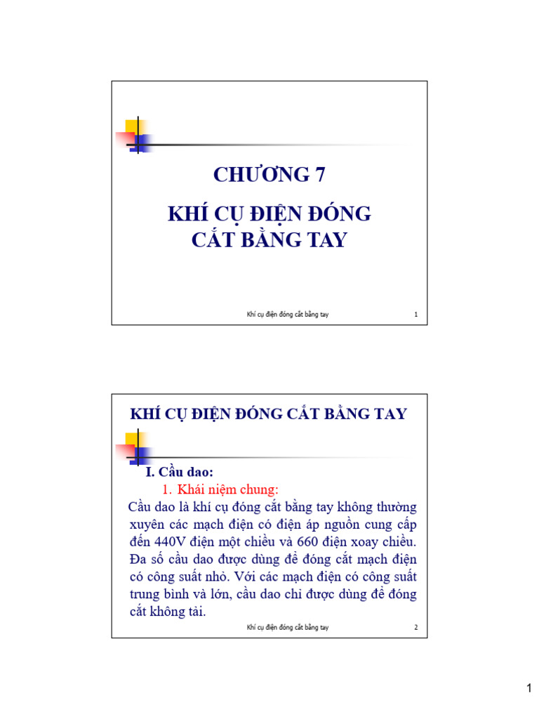Chuong 07 - KCD điều khiển băng tay | PDF