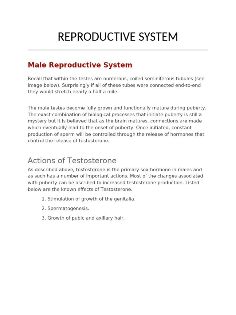 I Reproduction Textbook Part 2 Pdf Menstrual Cycle Ovary