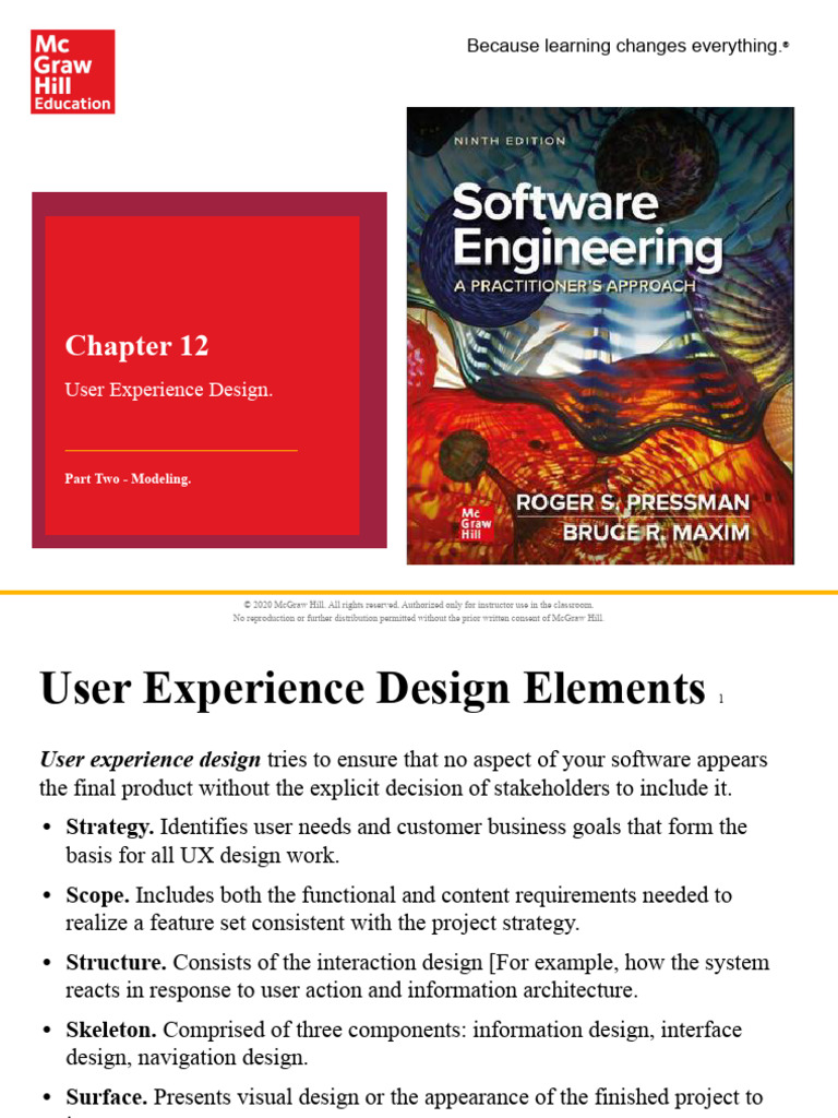 Ch12 - User Experience Design | PDF | Usability | User Interface
