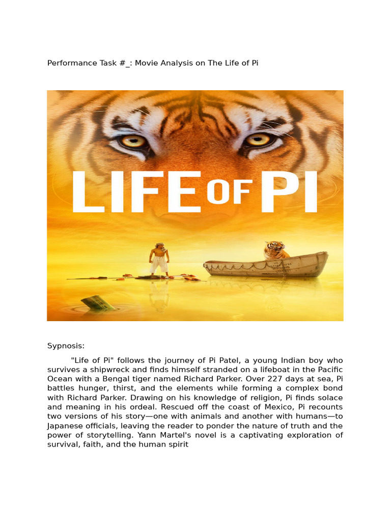 The Life of Pi | PDF | Young Adult | General Fiction