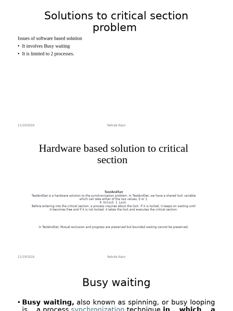 Synchronization Part 2 | PDF | Thread (Computing) | Process (Computing)