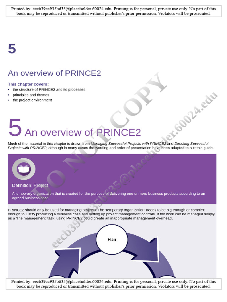 Prince2 Agile Part 1 Chapter 5 | PDF | Home & Garden