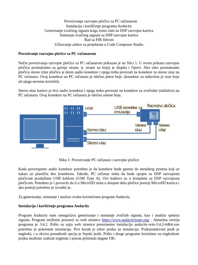Uputstvoza Projekat | PDF