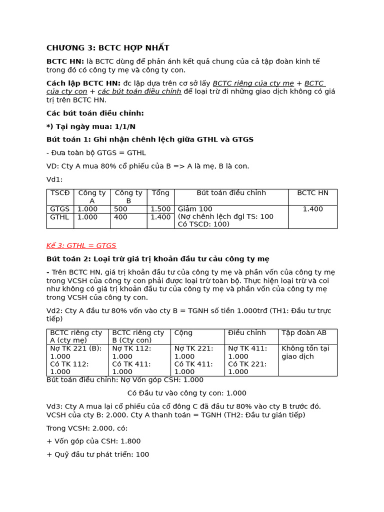 Chương 3 KTTC3 | PDF