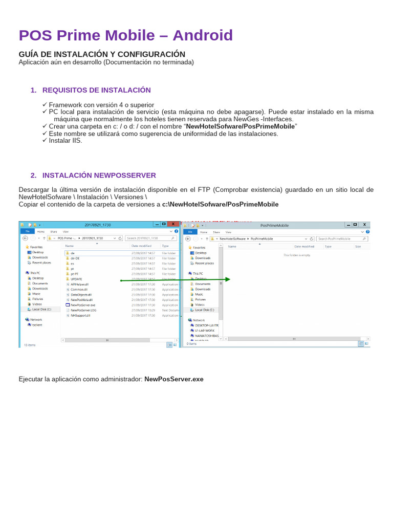 Implementación POS Prime Mobile | PDF | Android (sistema operativo) | Botón (Computación)