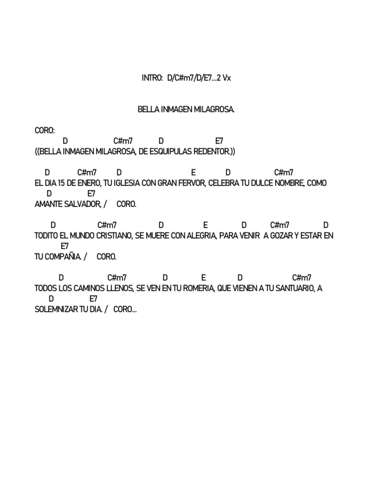 Bella Inmagen Milagrosa | PDF