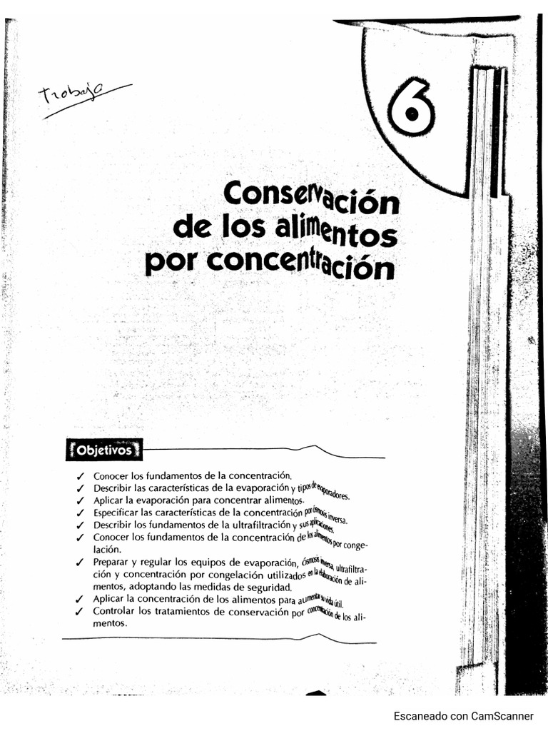 Tema 6. Concentrado | PDF