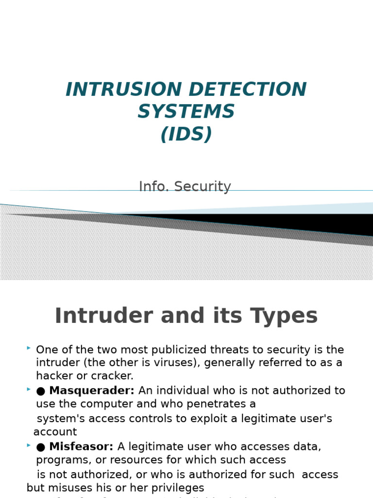 Understanding Intrusion Detection Systems | PDF | Computer Network ...