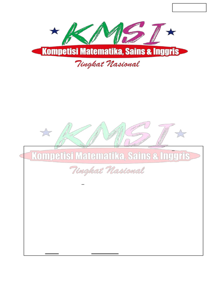 New Type A Soal Final Provinsi Kmsi 2024 | PDF