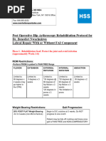 Rehabilitation Protocol For Hamstring Injury Non Operative | PDF | Hip ...