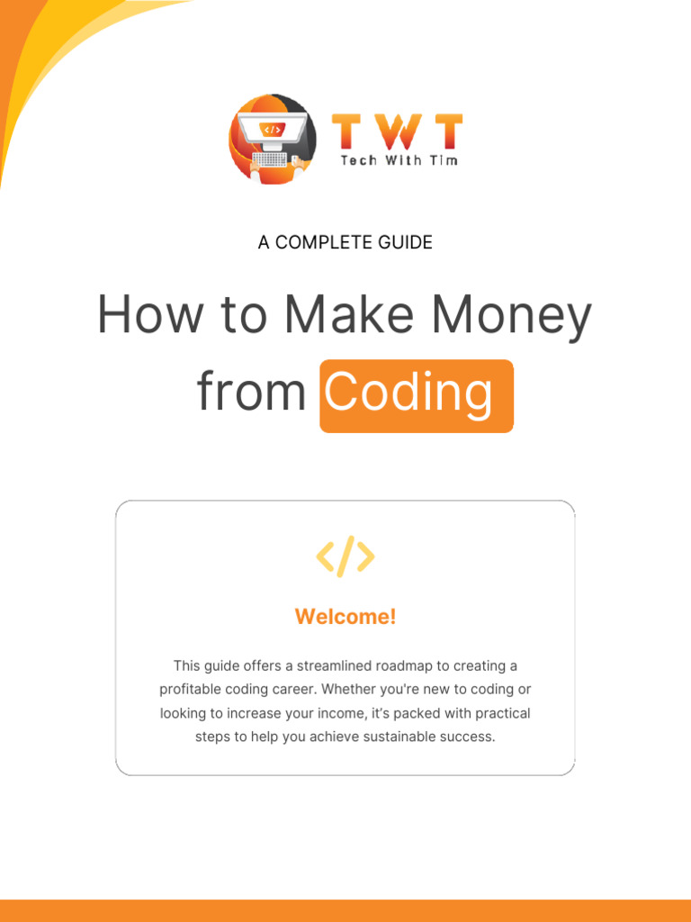How To Make Money From Coding A Complete Guide | PDF | Entrepreneurship ...