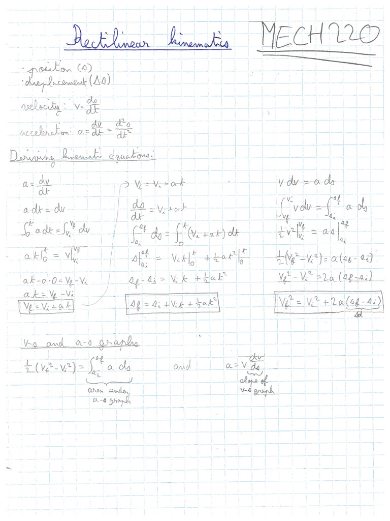 MECH 220 - Notes | PDF