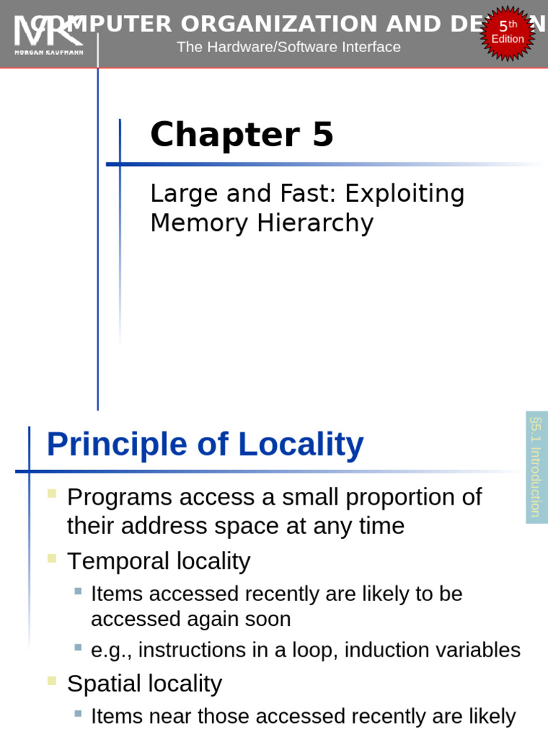 Large and Fast: Exploiting Memory Hierarchy: The Hardware/Software Interface | PDF | Random ...