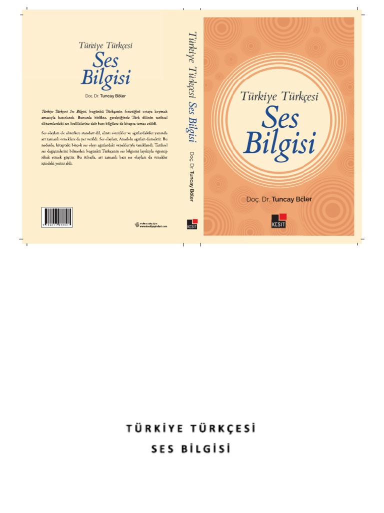 Turkiye Turkcesi Ses Bilgisi | PDF