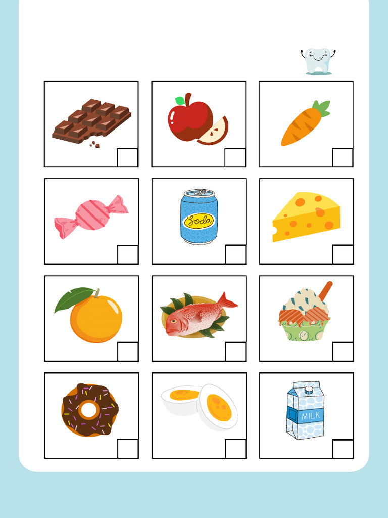 Happy Teeth Coloring Worksheet 3 | PDF