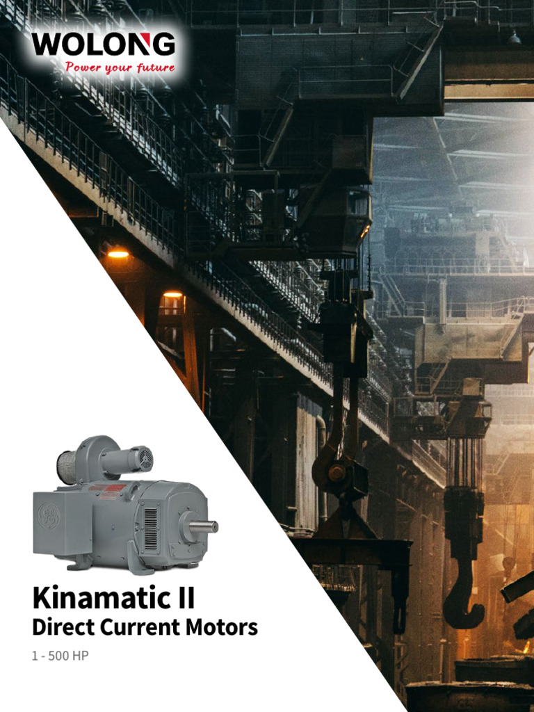 Kinamatic II Brochure | PDF | Electric Motor | Bearing (Mechanical)