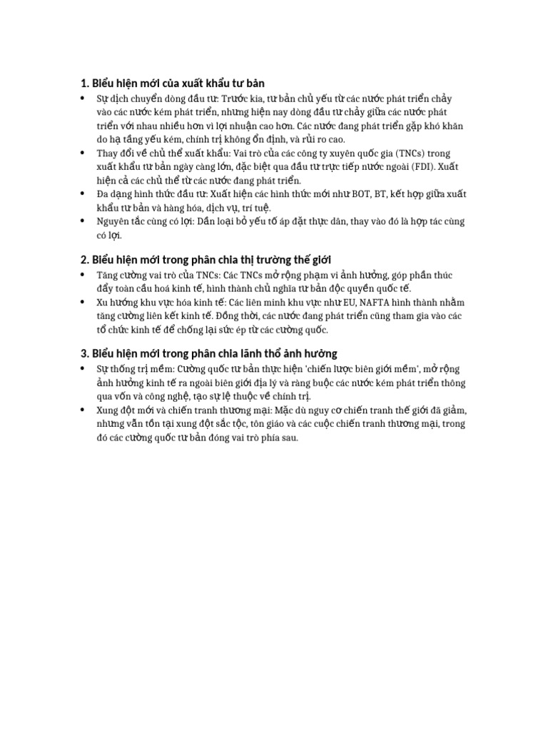 TomTat XuatKhauTuBan | PDF