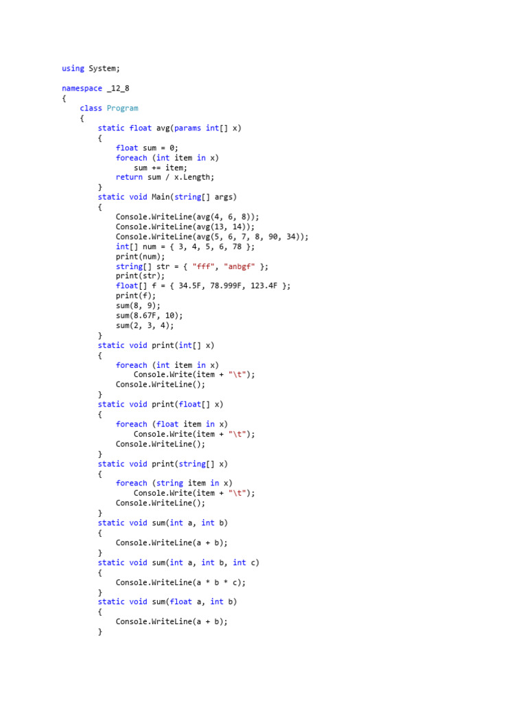 Program: "FFF" "Anbgf" | PDF | Object Oriented Programming | Software Development