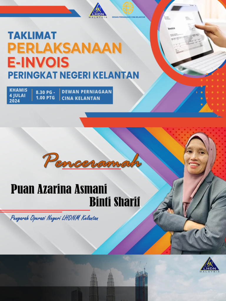 TAKLIMAT PELAKSANAAN e-INVOIS 2024 | PDF