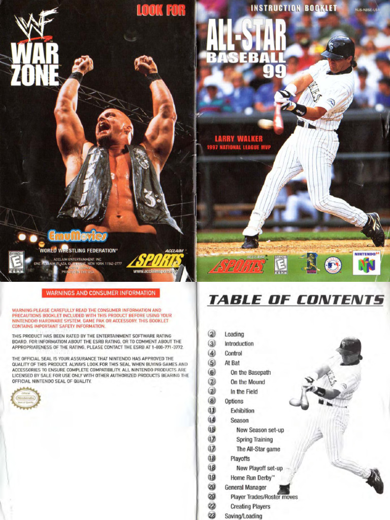 All-Star Baseball 99 (USA) | PDF
