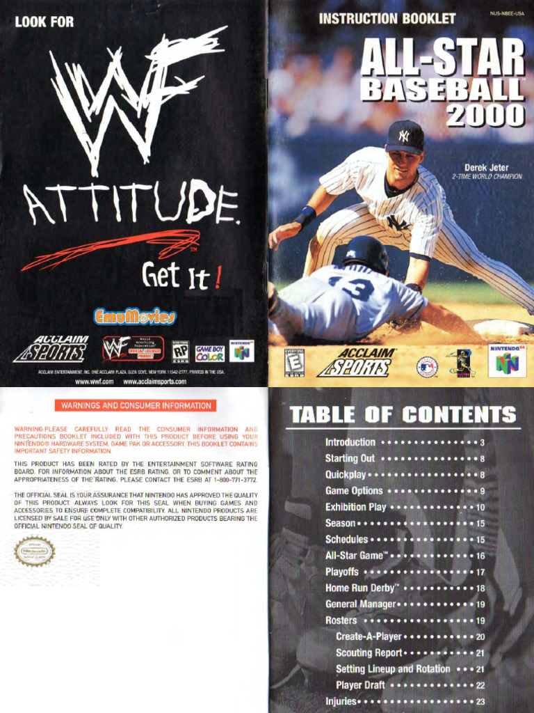 All-Star Baseball 2000 (USA) | PDF