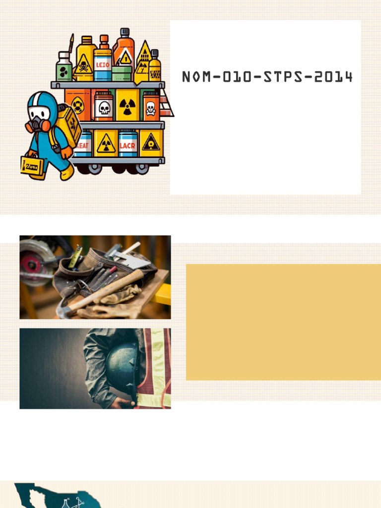 NOM-010-STPS-2014 | PDF | Contaminación | Entorno natural