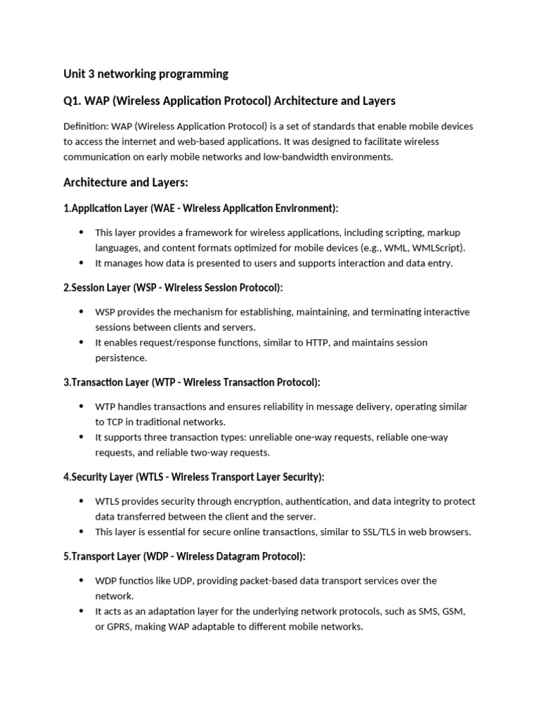 Unit 3 Networki-WPS Office | PDF | Computer Network | Firewall (Computing)
