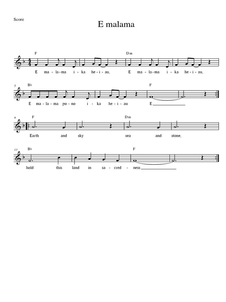E Malama | PDF