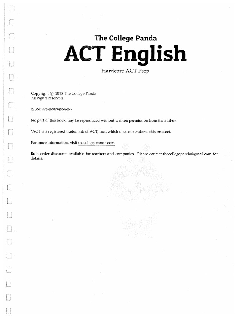 College Panda English Resources | PDF | Lifestyle