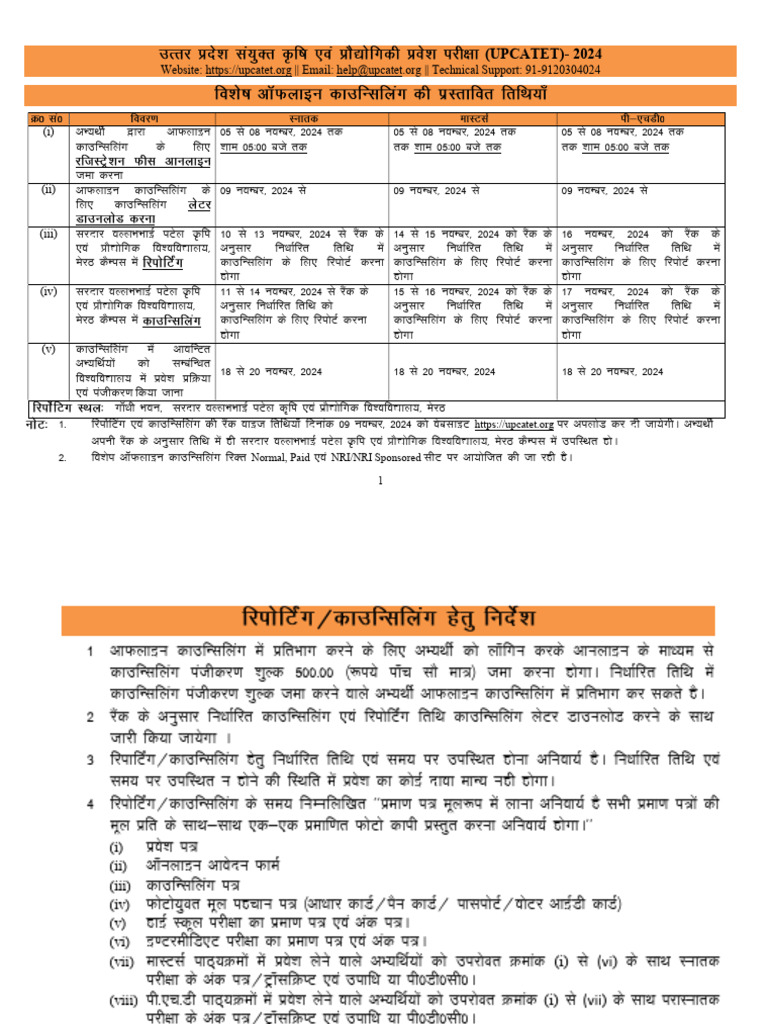 Special Offline Counselling | PDF