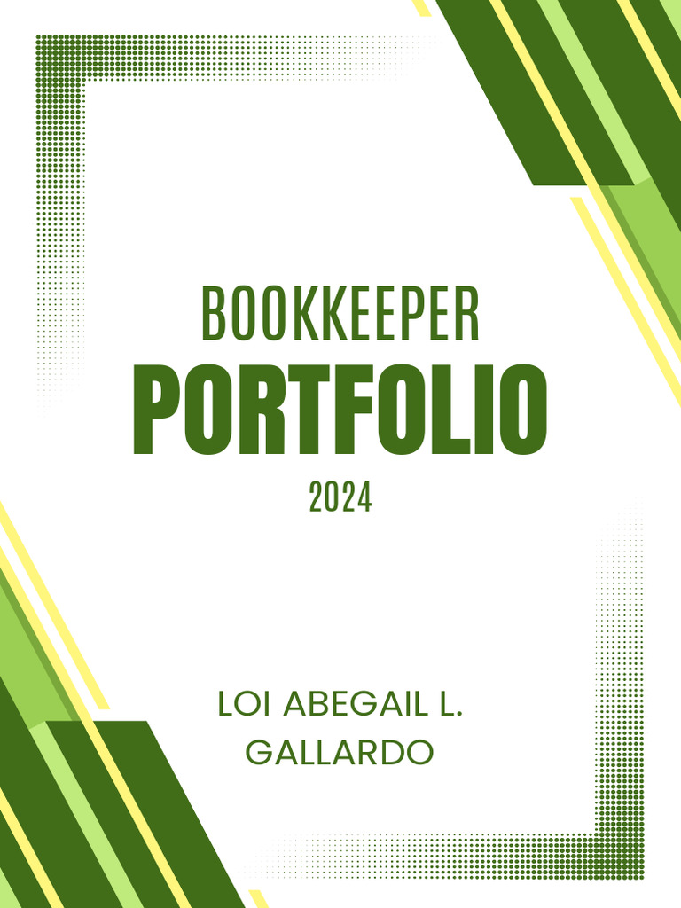 Portfolio - Loi Abegail L. Gallardo | PDF | Accounts Payable | Bookkeeping