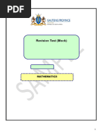 Grade 8 Mathematics Term 3 | PDF | Mathematics