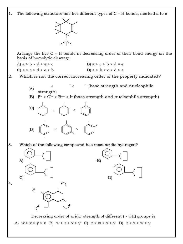 ASSIGNMENT 2 - Organic Chemistry - Some Basic Principles and Techniques ...