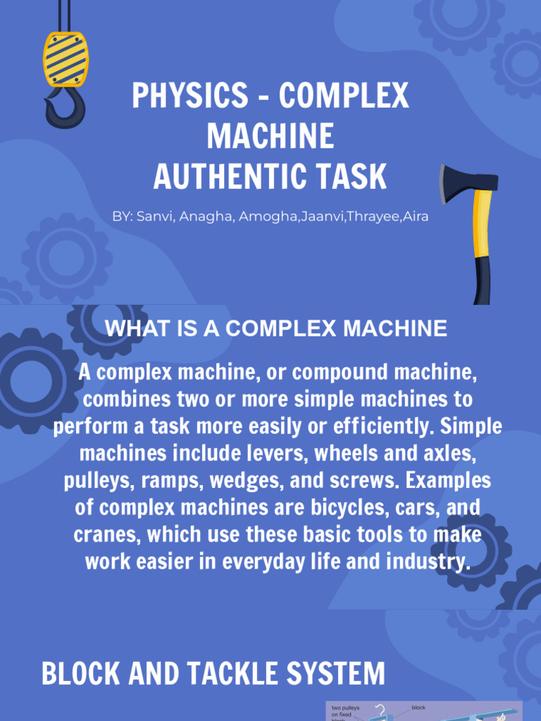 Complex Machines-AT | PDF | Machines | Crane (Machine)