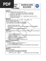 Exercices d'équations 1AC corrigés | PDF