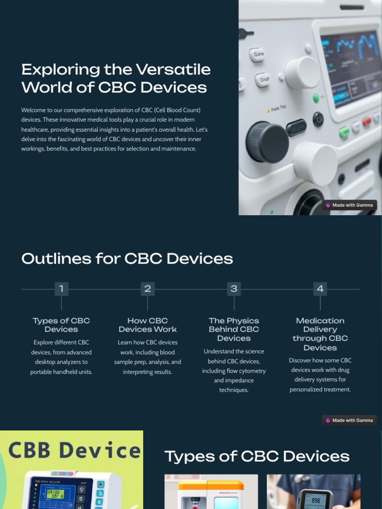 Exploring The Versatile World of CBC Devices | PDF | Personalized ...