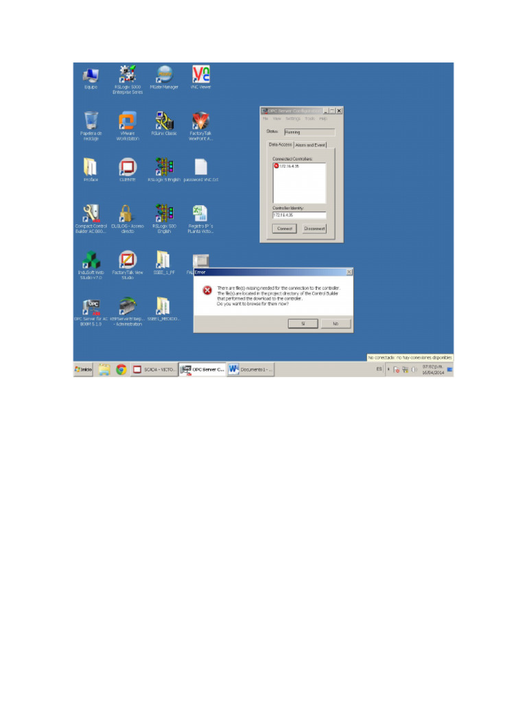 Configuracion de OPC PARA VER EN FACTORY TALK | PDF