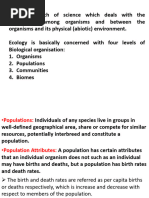 ? Population Ecology - Grade 11 Life Sciences | PDF | Population Growth ...