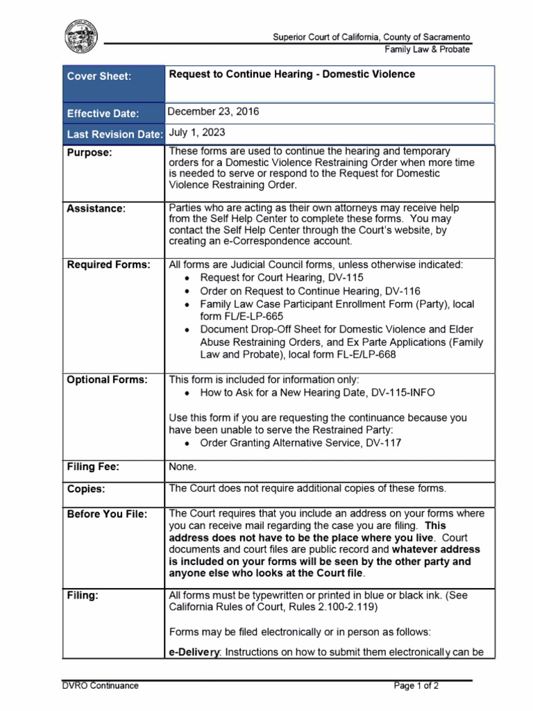 TRO Request To Continue Hearing - Redacted | PDF | Restraining Order ...