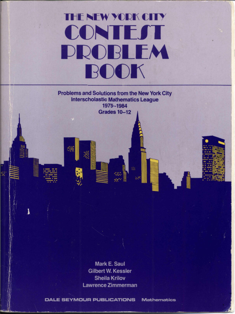 Contest Problem Book (1975-1984) | PDF