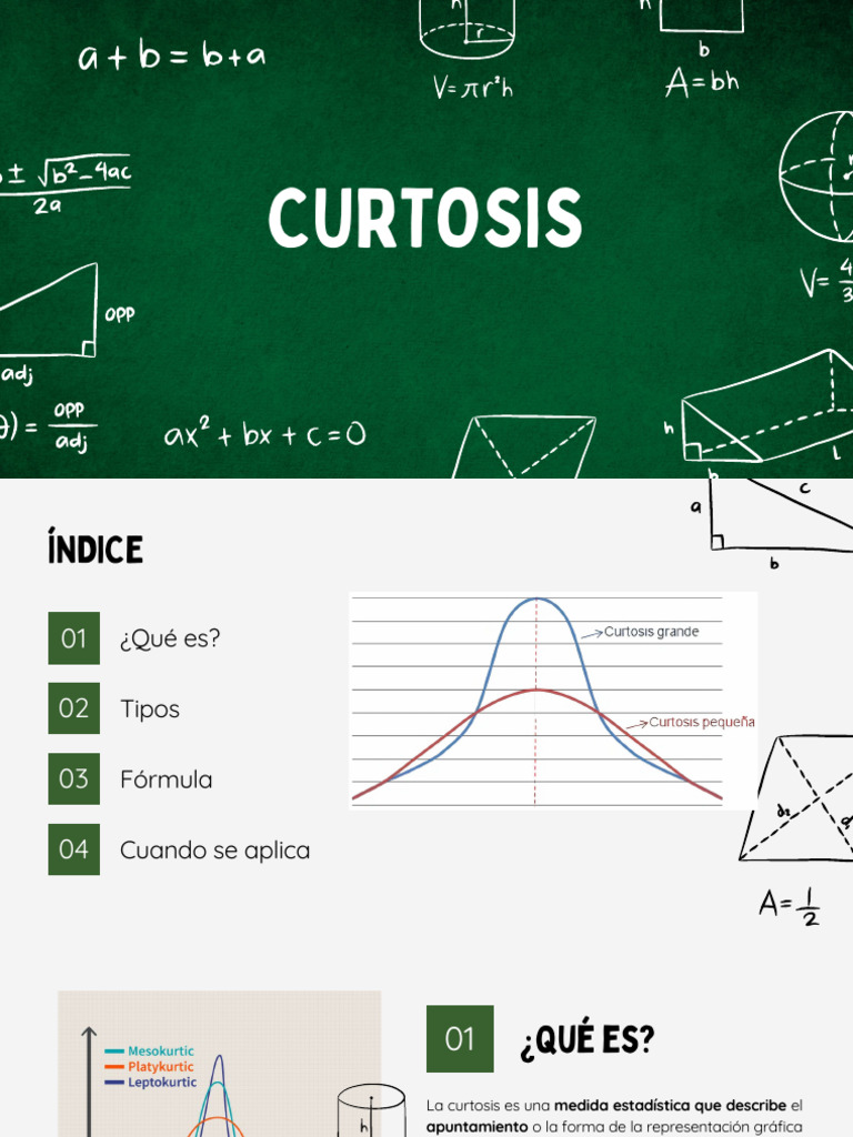 Curtosis | PDF | Distribución normal