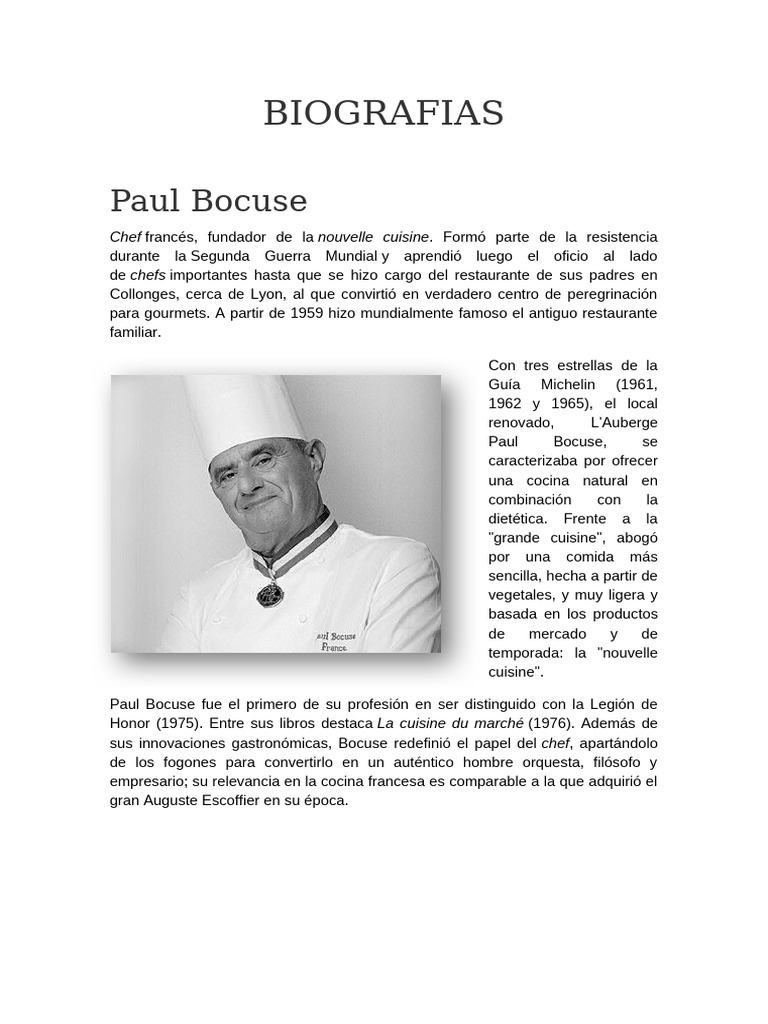 BIOGRAFIAS | PDF | Estilo de vida