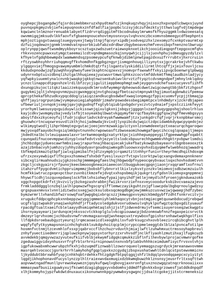 Random Text Analysis | PDF | Wellness