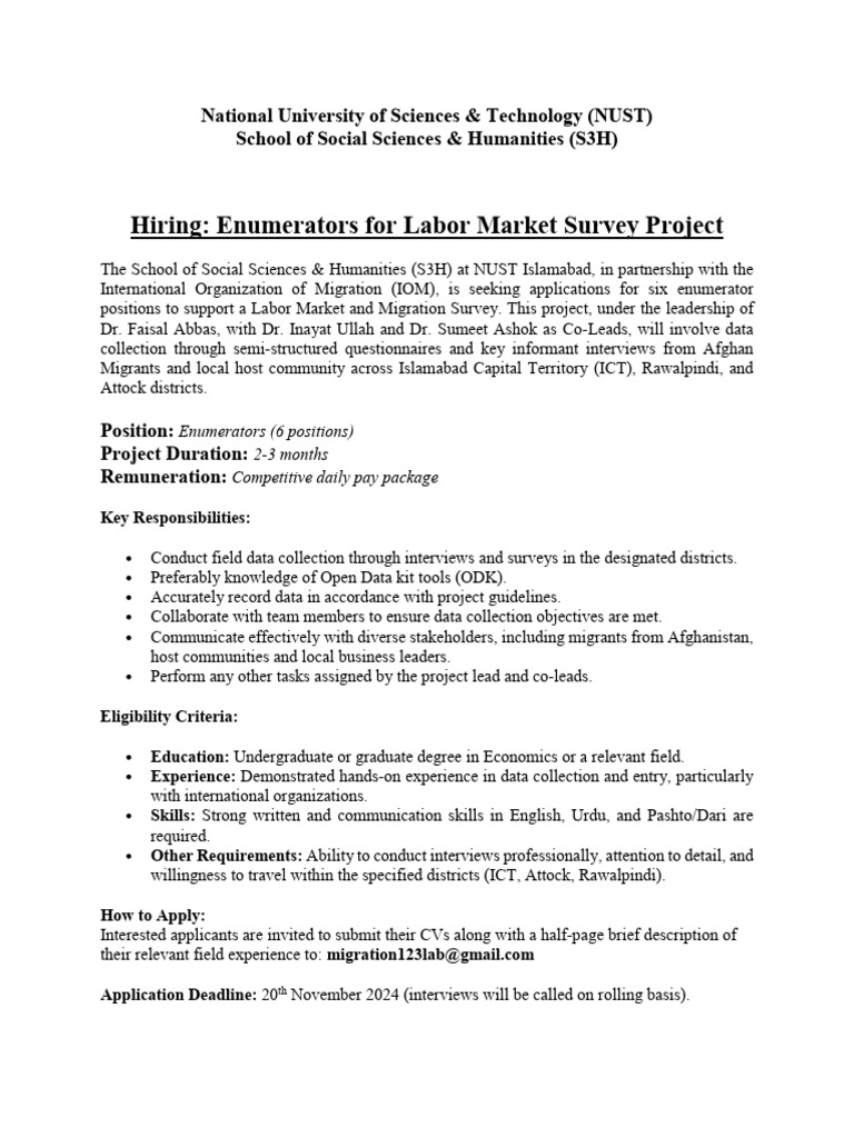 Call-For Enumerators | PDF | Art