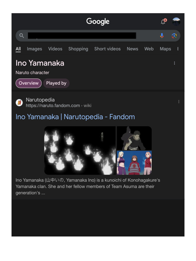 Ino Yamanaka: Character Overview | PDF